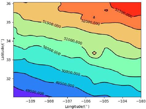 figure 1 from regional geomagnetic map construction based on support