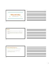 Billing And Coding MW FNP Handout Pdf Billing And Coding M Wolfe