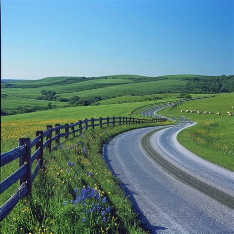 Free Scenic Country Road Image Scenic Countryside Road Download