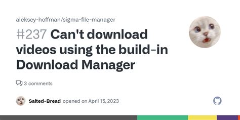 Cant Download Videos Using The Build In Download Manager · Issue 237