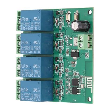 module relais 4 canaux vvikizy esp8266 contrôle à distance