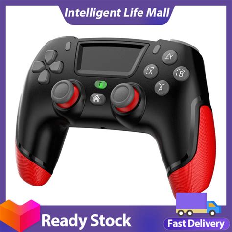 Wireless Bluetooth Compatible Gamepad Vibration 6 Axis Console Controller จอยสติ๊กสำหรับ Ps4
