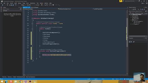 Windows Forms TrackBar ProgressBar NumericUpDown YouTube