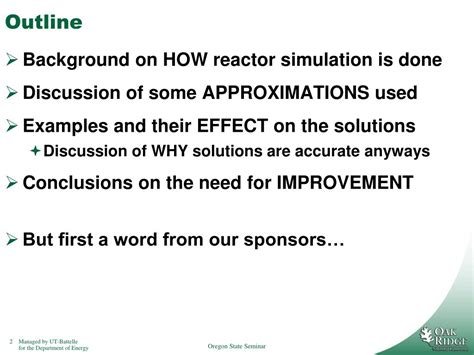 Ppt Multi Physics And Numerical Complexities Of Nuclear Reactor Simulation Powerpoint