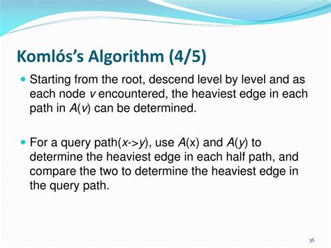 Ppt A Simpler Minimum Spanning Tree Verification Algorithm Powerpoint Presentation Id6146190