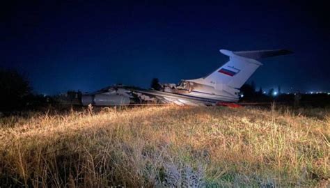 Російський Іл-76МД спалахнув під час зльоту в Душанбе