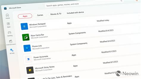 Microsoft Store Gets A New Badge To Indicate System Components In Windows 11 And 10 Software