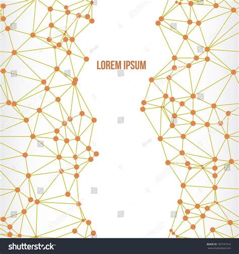 Abstract Technology Background Connected Dots Vector Stock Vector Royalty Free 187747316