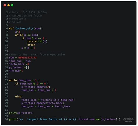 Python Largest Prime Factor Alis Photography Space