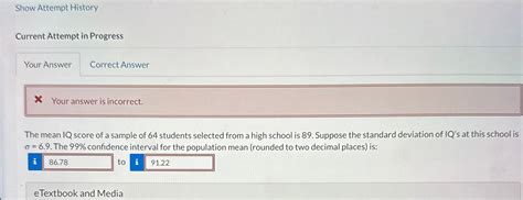 Solved Show Attempt Historycurrent Attempt In Progressyour