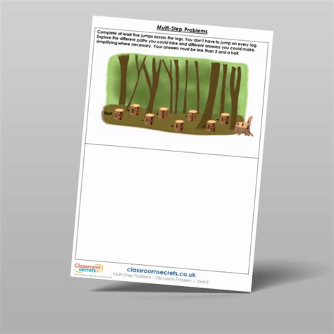Year 6 Multi Step Problems Discussion Problem Resource Classroom Secrets