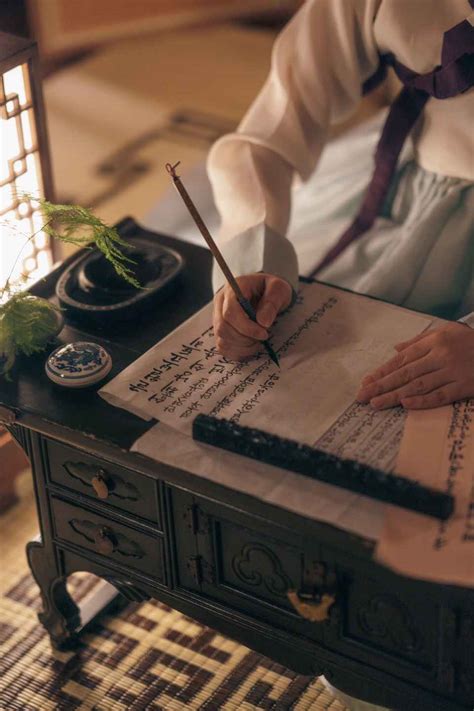 종로 금요일 밤 조선으로 한글 편지 서예 정규 클래스 솜씨당