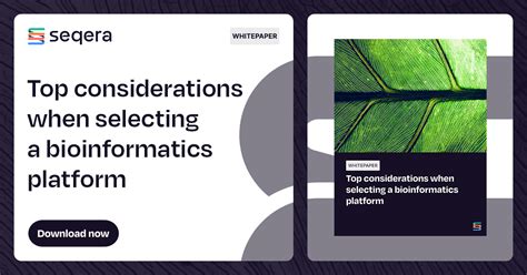 Top Considerations When Selecting A Bioinformatics Platform Seqera Top Considerations When Selecting A Bioinformatics Platform Seqera