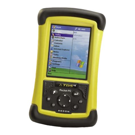 Tds Recon Getting Started Manual Pdf Download Manualslib