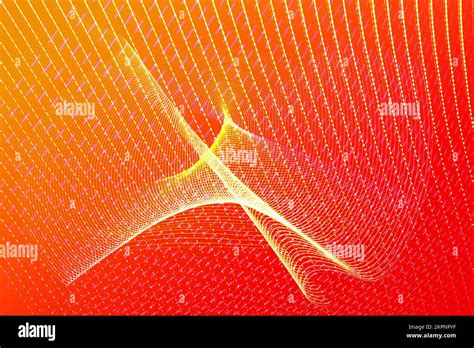 3d Illustration And 3d Rendering Colored Lights Forming A Futuristic