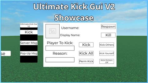 Ultimate Kick Gui V2 Roblox Showcase Youtube
