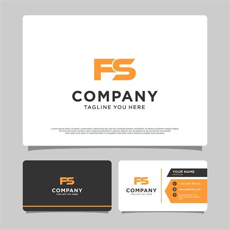 Premium Vector Initial Modern Letter Logo Design Template Fs