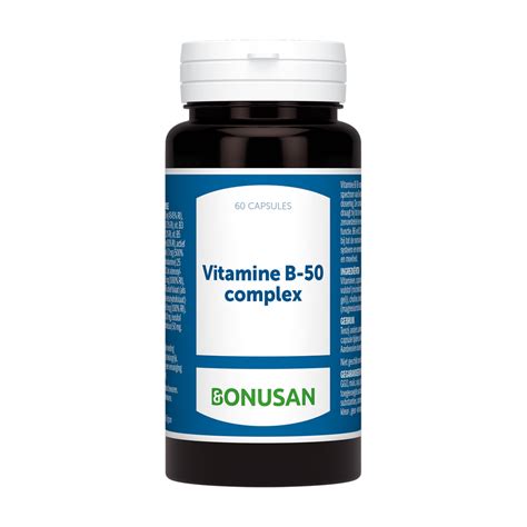 Vitamine B-50 Complex | NL | 60 stuks | 0870 | Bonusan