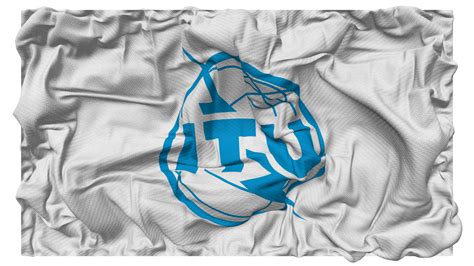 Information Technology University Itu Flag Waves With Realistic Bump