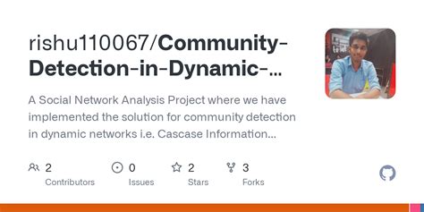 Github Rishu110067community Detection In Dynamic Social Networks A