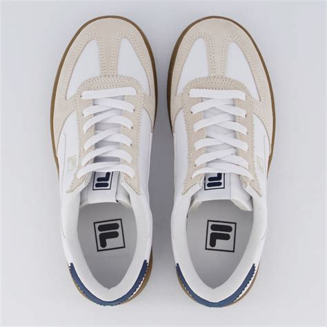 Tênis Fila Tennis 88 T Toe Feminino Branco E Bege Futfanatics
