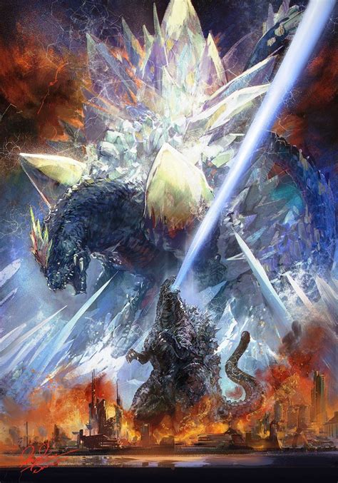 Godzilla Vs Spacegodzilla Legendary Godzilla Wallpaper Godzilla