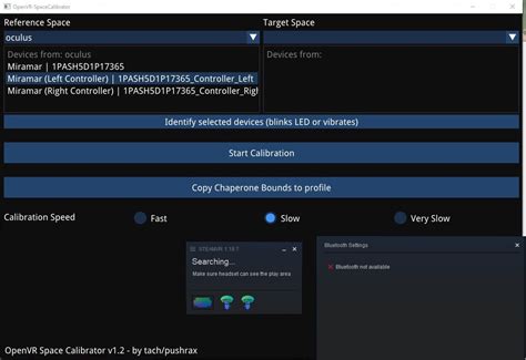 Openvr Space Calibrator Does Not See Base Stations Bluetooth Issue Rmixedvr
