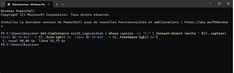 commandes powershell dans batch