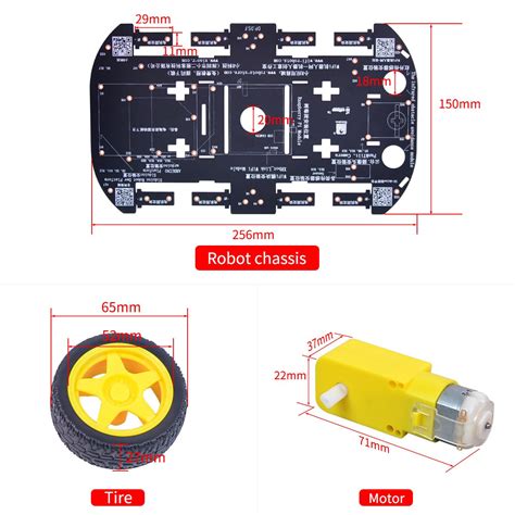 Smart Robot Car Chassis Smart Learning Kit With 4 Tt Motor Diy For Uno