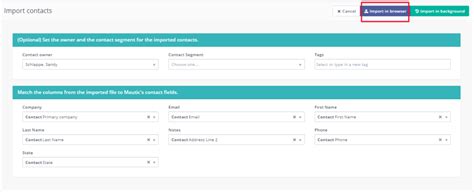 How To Use Mautic Import Option To Import Contacts In Mautic 1 Guide