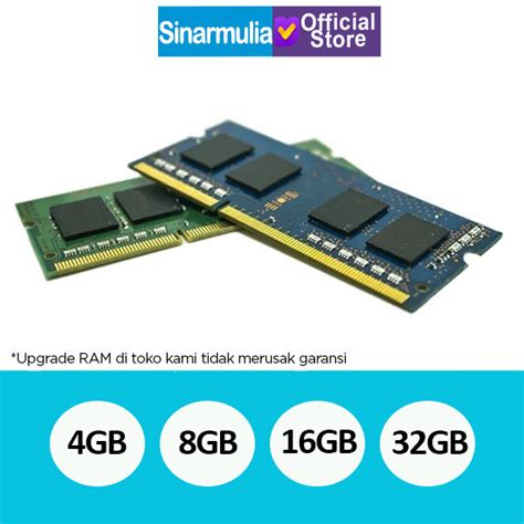Jual Upgrade Ram Memory GB GB GB GB Untuk Laptop Notebook Shopee Indonesia