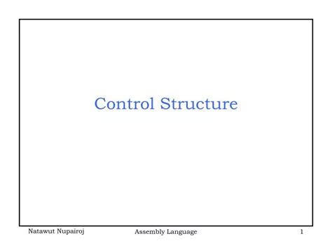 PPT Control Structure PowerPoint Presentation Free Download ID