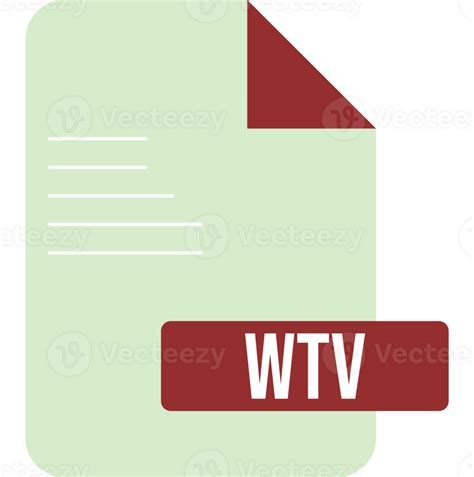 Wtv File Extension Icon 57912775 Png