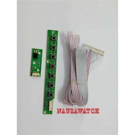 Promo Tombol Menu Key Sensor Ir Kabel Untuk Lcd Led Tv Universal Mainboard Diskon Di