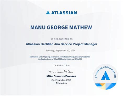 manu george mathew on linkedin atlassian certification jiraservicemanagement itsm