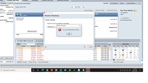 Reckon Home And Business 2021 Restore Backup Issue — Reckon Community