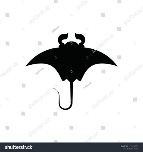 Stingray Icon Isolated Vector Graphics Stock Vector Royalty Free 2220160773 Shutterstock