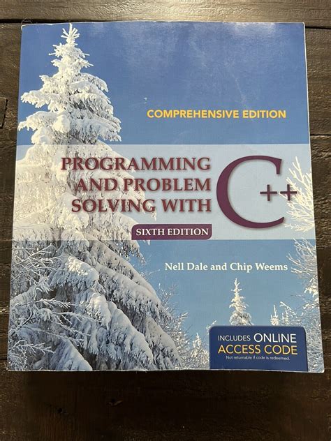 Programming And Problem Solving With C Comprehensive By Chip Weems