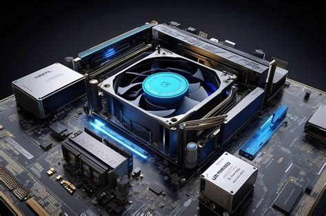Gpu Hardware Technology Explored In 3d Premium Ai Generated Image