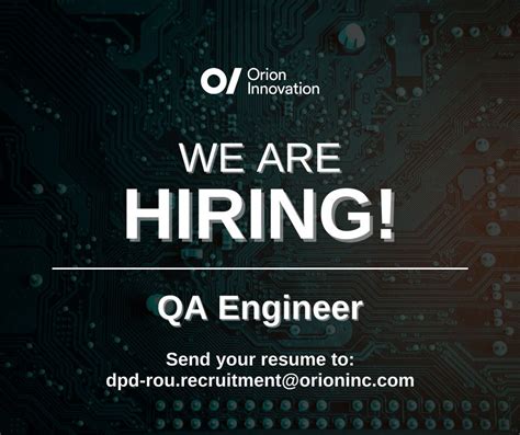 Orion Innovation Romania On Linkedin Qaengineer Technologyjobs Jobsearch Job Softwarejobs