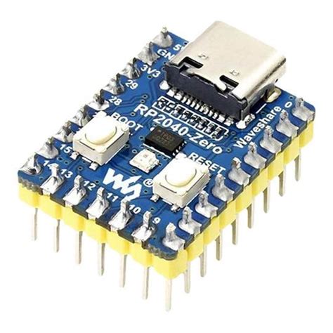 Raspberry Rp2040 Zero Microcontroller Development Board With Dual Core
