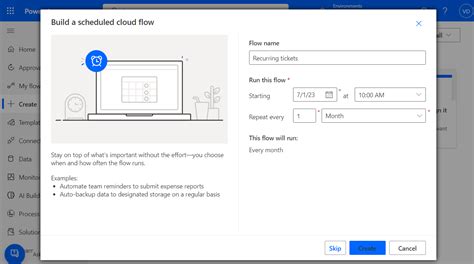 create recurring tasks using power automate desk365