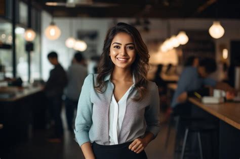 Premium Ai Image Gurugram Tech Entrepreneur Confidently Pitches