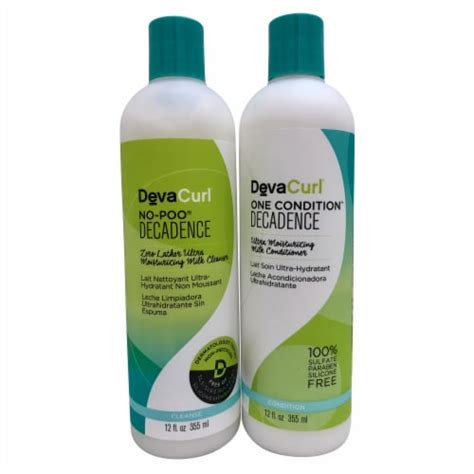 Devacurl No Poo Decadence Cleanser And One Conditioner Decadence Set 12 Oz Each 1 Kroger