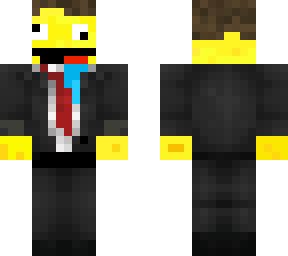 Cheese With Suit Minecraft Skin