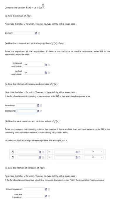 Solved Consider The Function F X X 3x32 A Find The