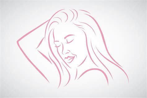 Simple Beautiful Girl Drawing