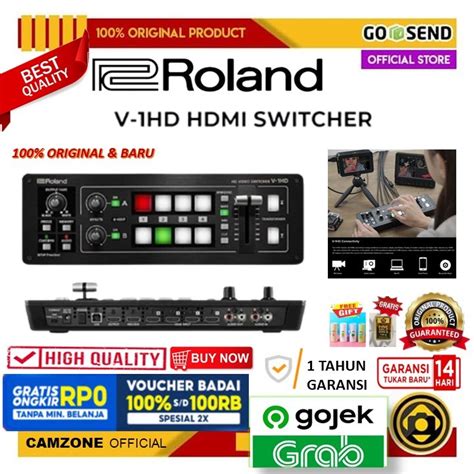 Jual Roland V 1hd V1hd Portable 4 X Hdmi Input Switcher Garansi Resmi Shopee Indonesia