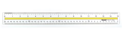 Westcott Acrylic Data Highlight Reading Ruler With Tinted Guide 15 C Westcottbrand