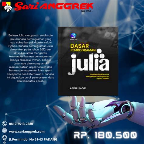 Jual Buku Dasar Pemograman Julia Shopee Indonesia